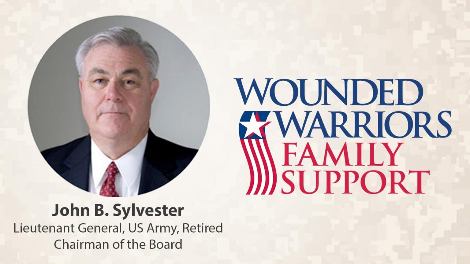 Message from Board Chairman, Lt. General John B. Sylvester, on recent ...