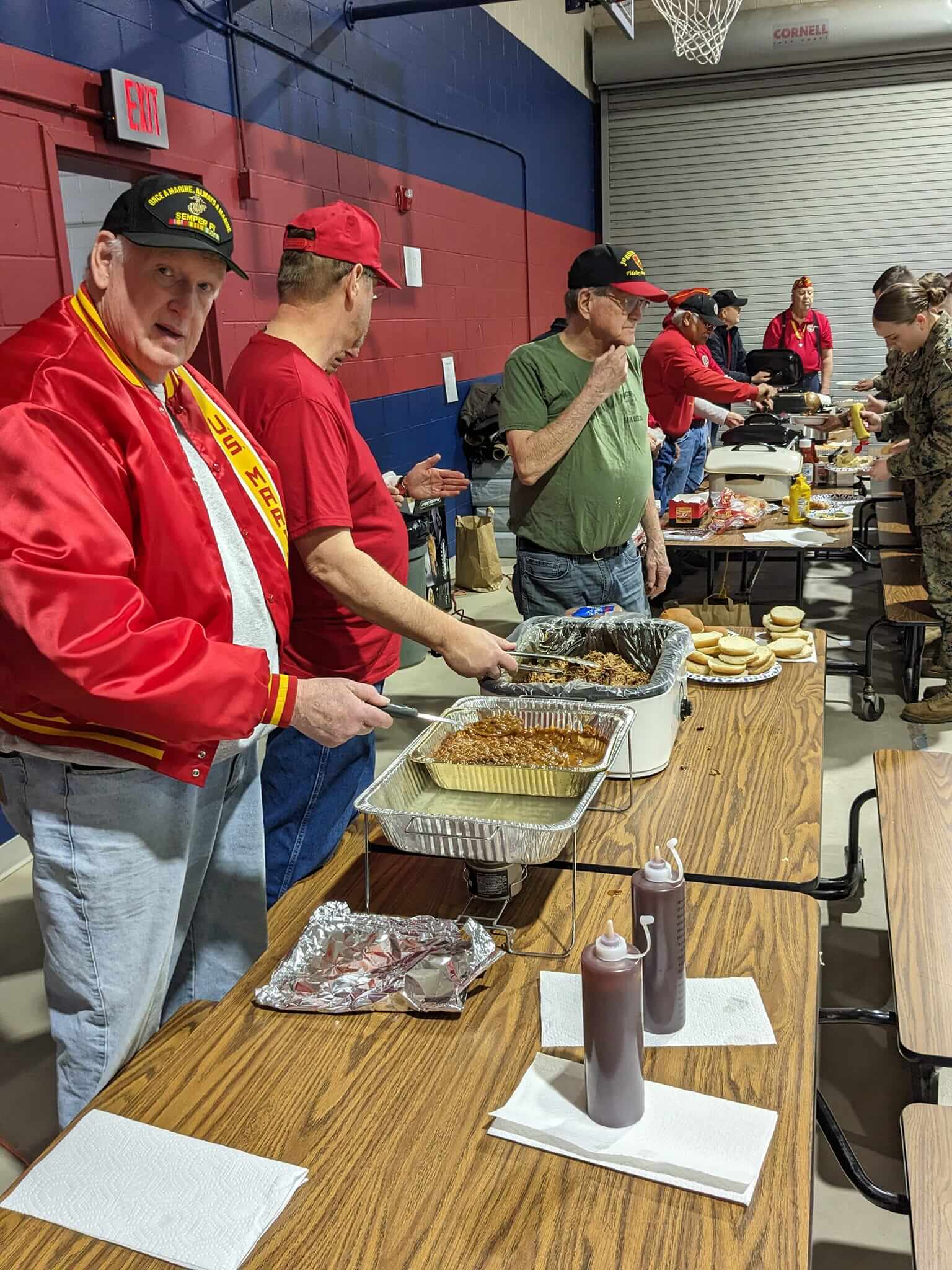 WWFS Partners with Marine Corps League to feed local Marines - Wounded ...